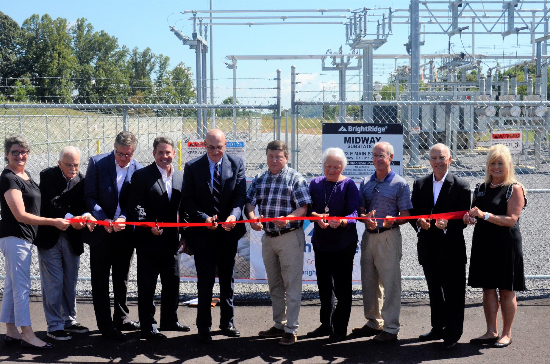 BrightRidge corta la cinta en la subestación 31 para mejorar la ...