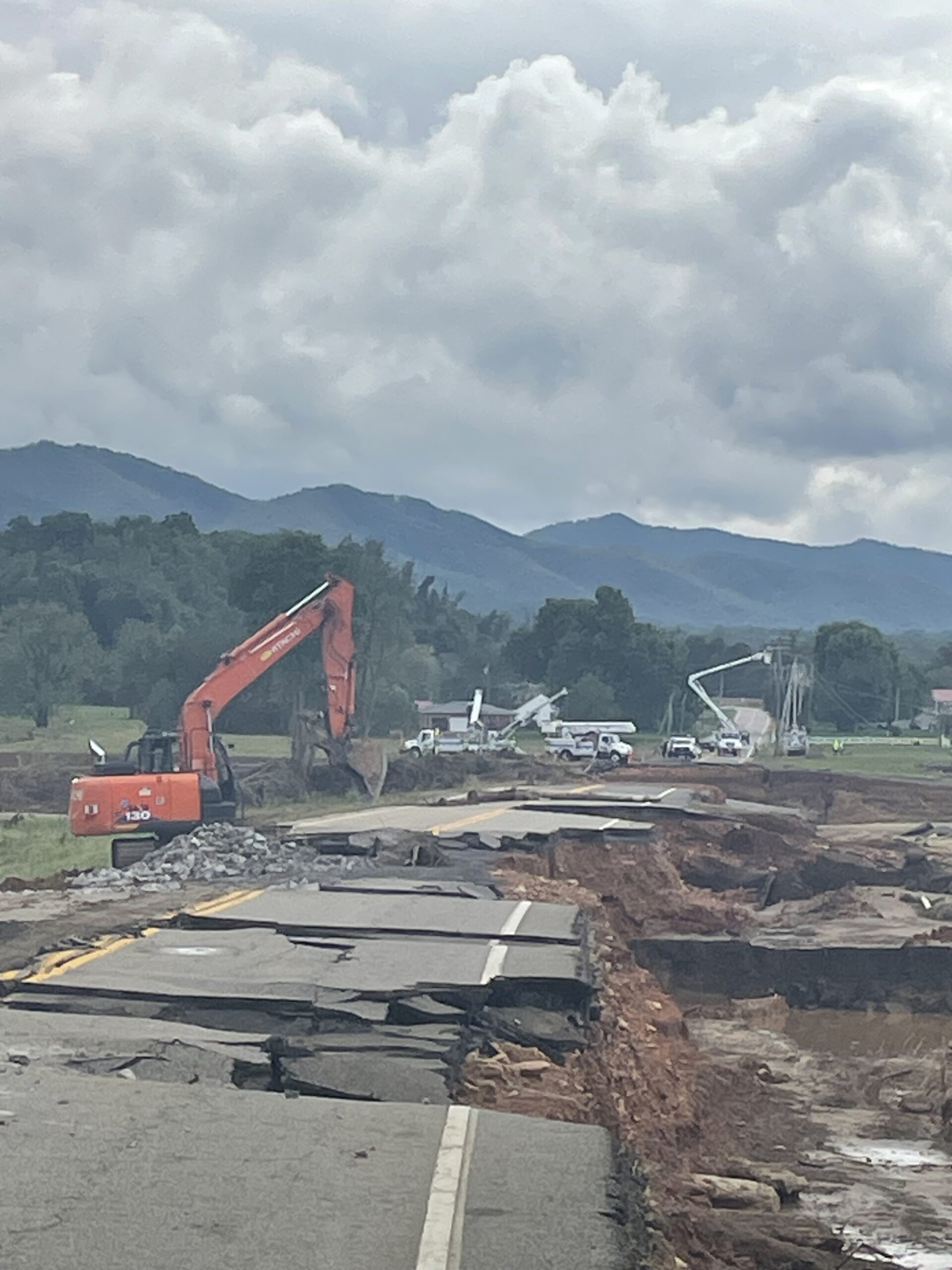 Work Continues to Restore Power Across the Nolichucky River ...